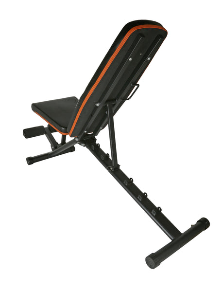 Foldable Exercise Bench Folds In Half Easy To Carry NO ASSEMBLY NEEDED ...